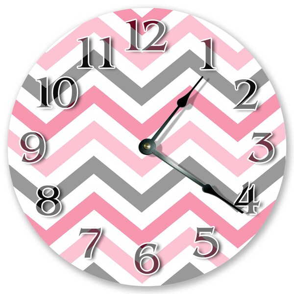 Chevron Wall Clock - Etsy