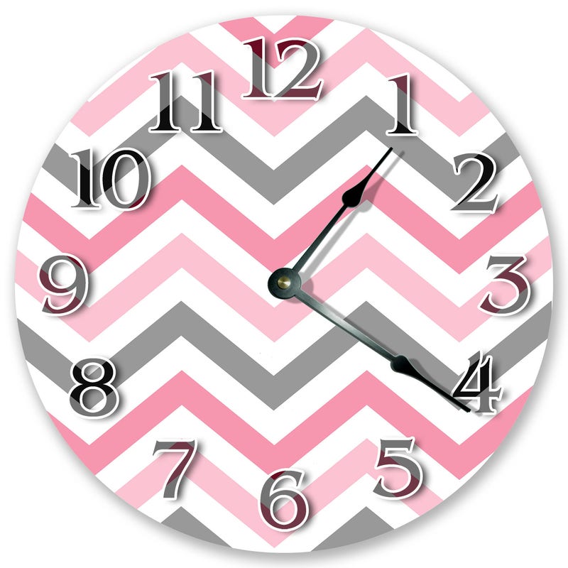 Chevron Wall Clock - Etsy