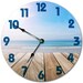 DECK WITH BEACH Clock Sand Ocean Surf Clock Large 10.5 Inch Clock ...