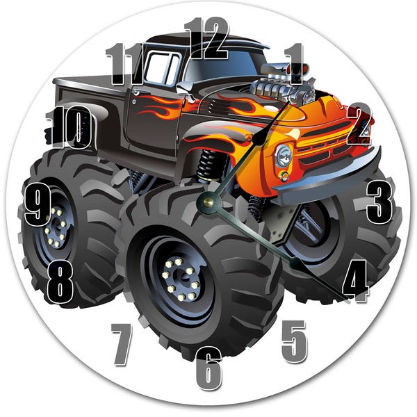 Monster Wall Clock - Etsy