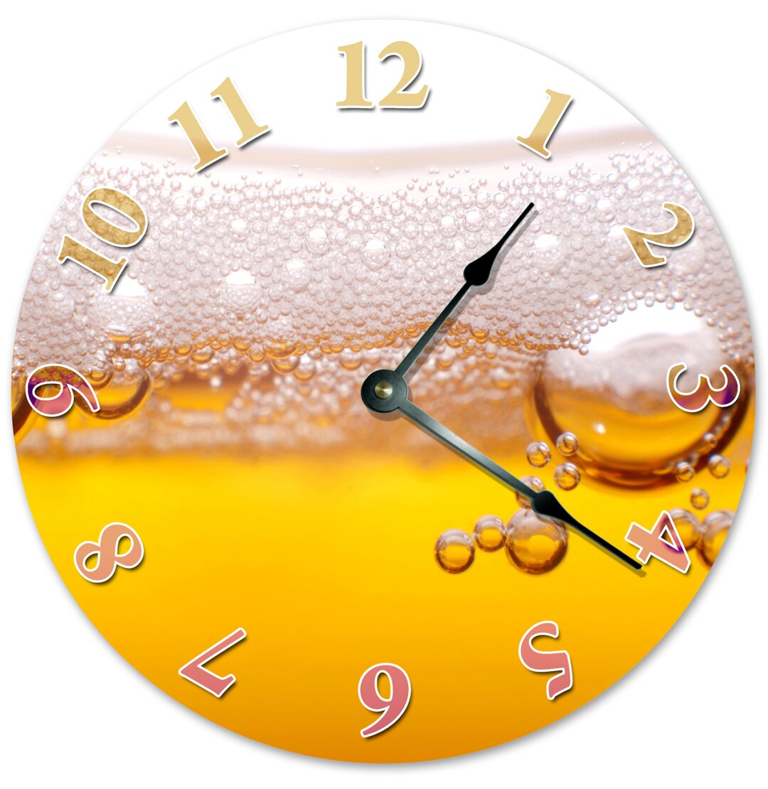 BEER GLASS Mug of Beer Clock - Large 10.5" Wall Clock - 2049 - Etsy