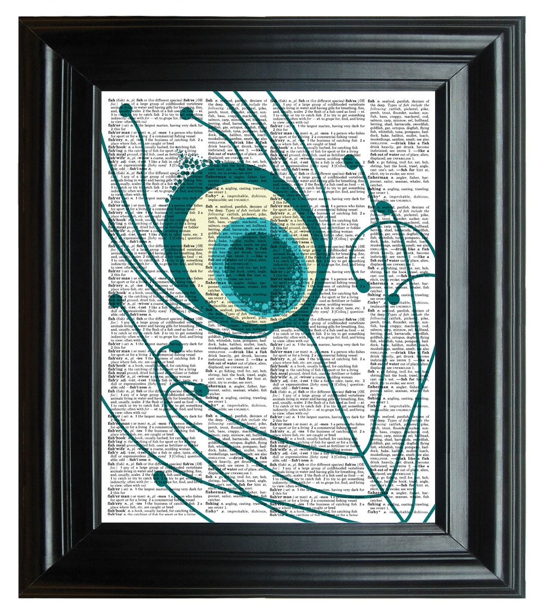 Feather Vintage Print, VINTAGE DICTIONARY PRINT, Dictionary Page ...