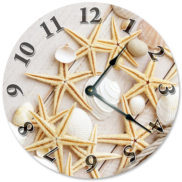 Seashell Clock - Etsy
