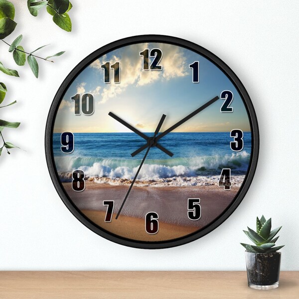 Beach Clock - Etsy