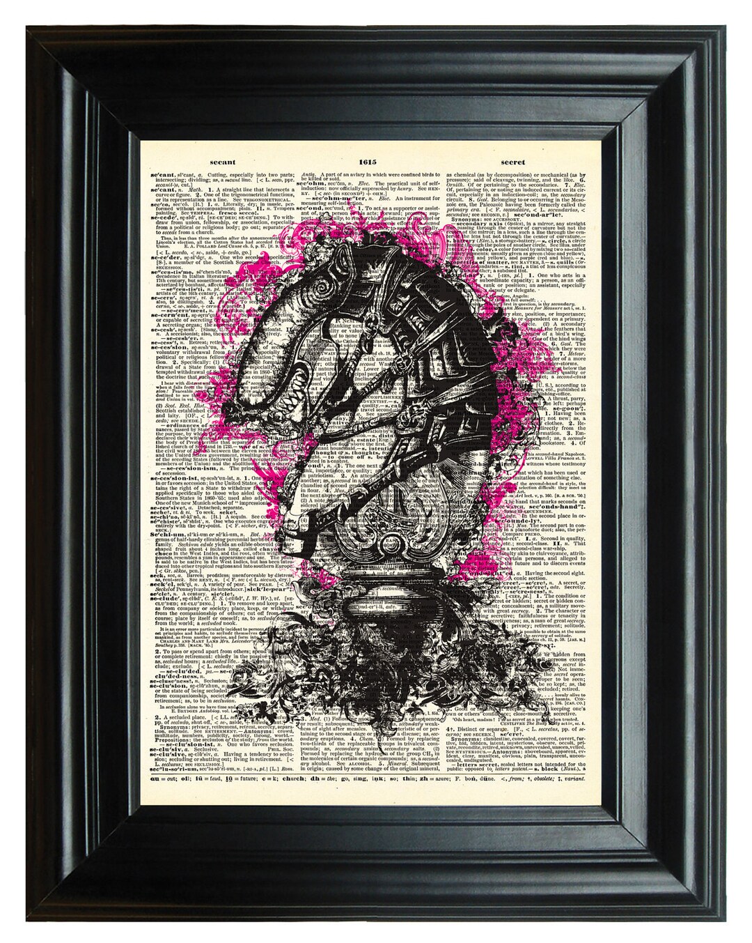 VINTAGE DICTIONARY PRINT, Dictionary Page, Vintage Horse Print ...