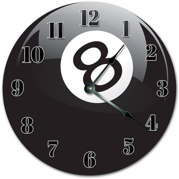 8ball Clock - Etsy