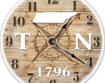 Tennessee Clock - Etsy