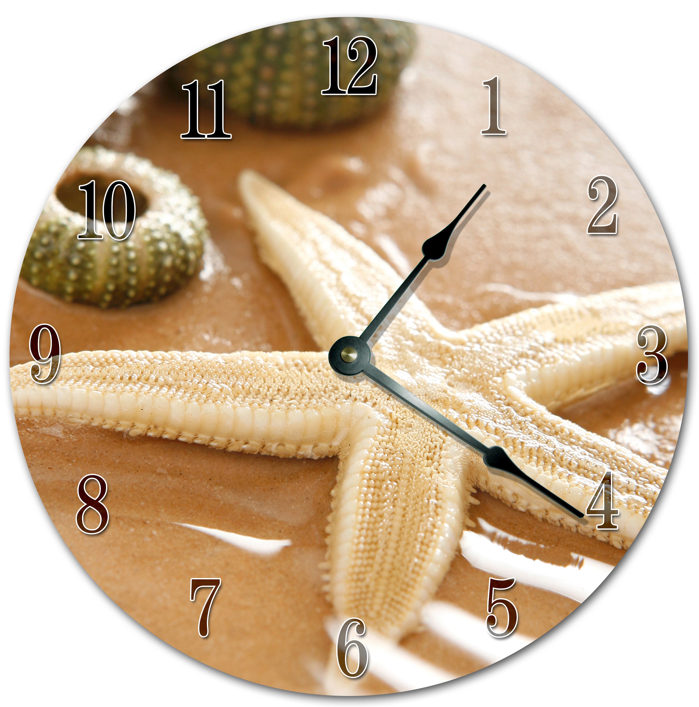 10.5 STARFISH Clock Living Room Clock Large | Etsy