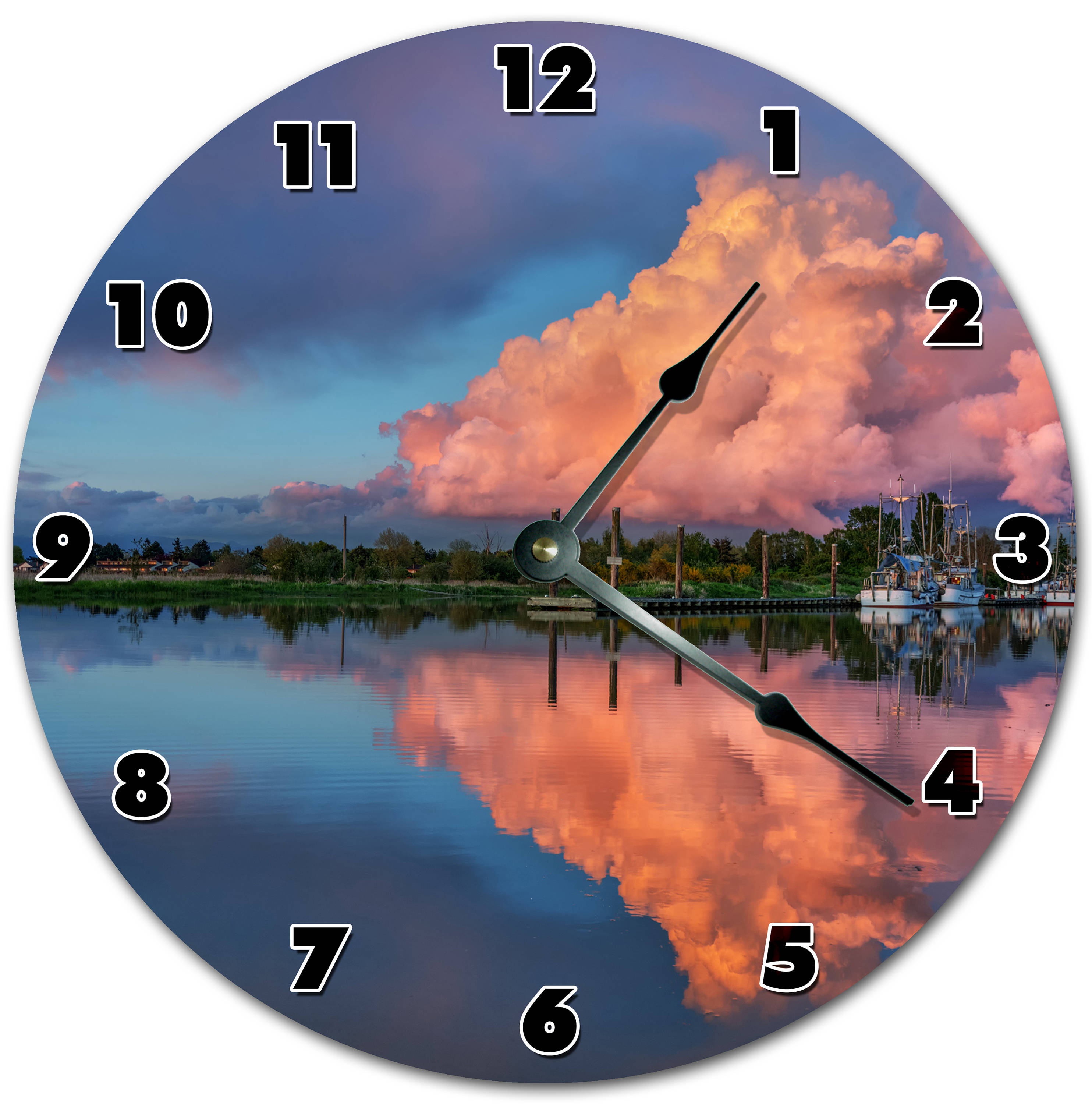 10.5 Cool REFLECTION Of The SKY Clock Living Room | Etsy