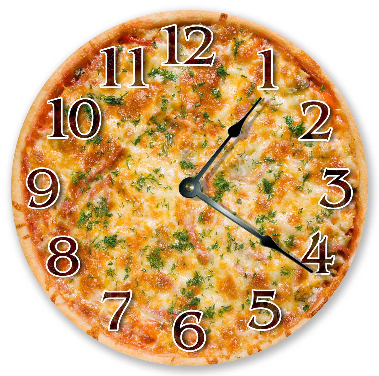 10.5 CHEESE PIZZA CLOCK Kitchen Wall Clock Food - Etsy