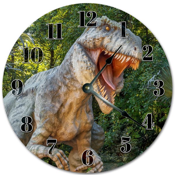 Dinosaur Wall Clock - Etsy