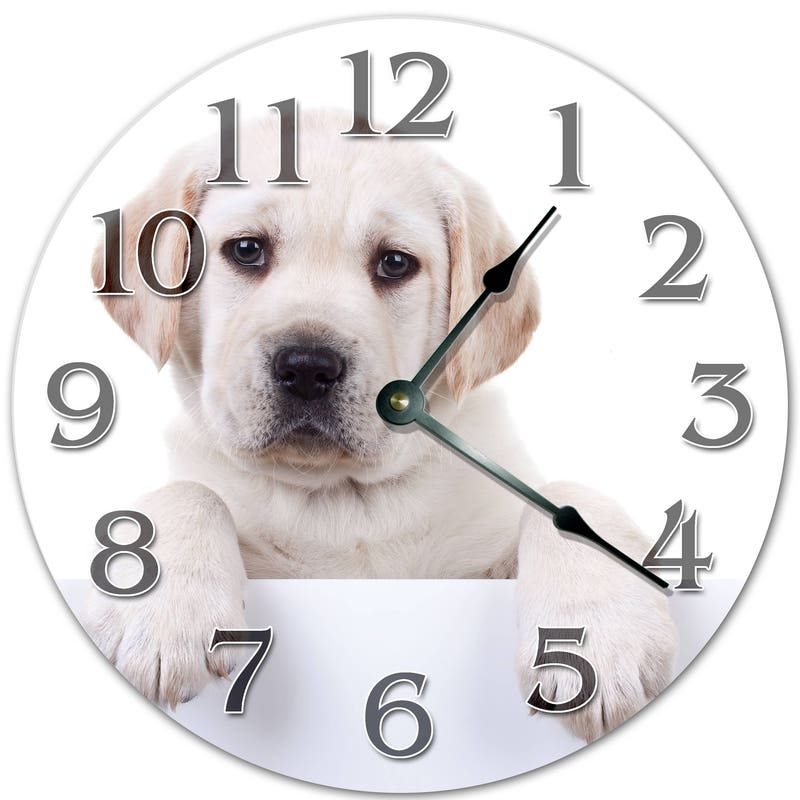 Dog Clock - Etsy