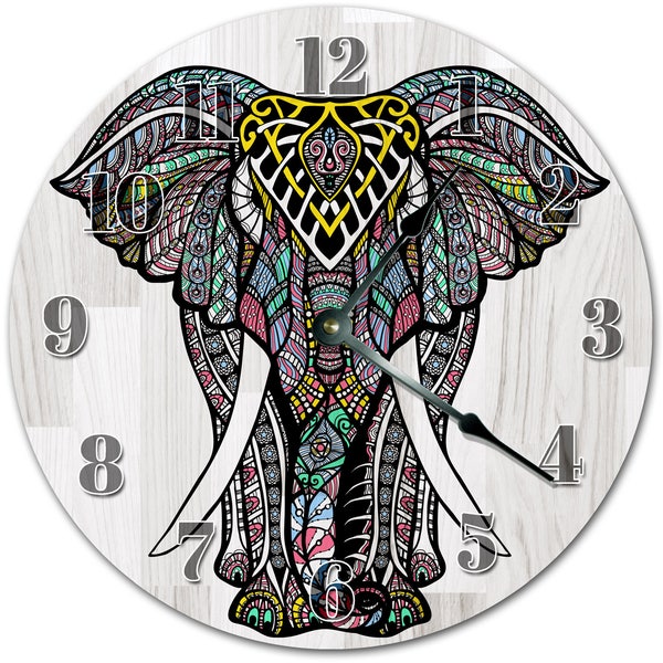 Elephant Clock - Etsy