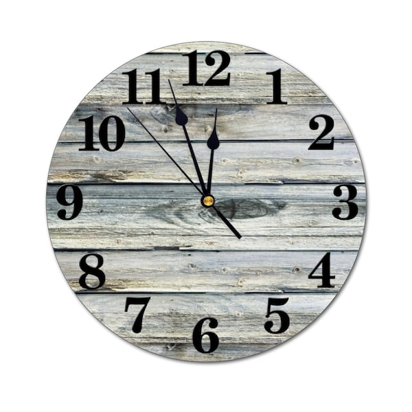 Numberless Clock - Etsy