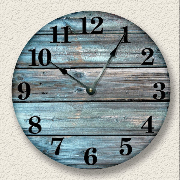 Distressed Clock - Etsy