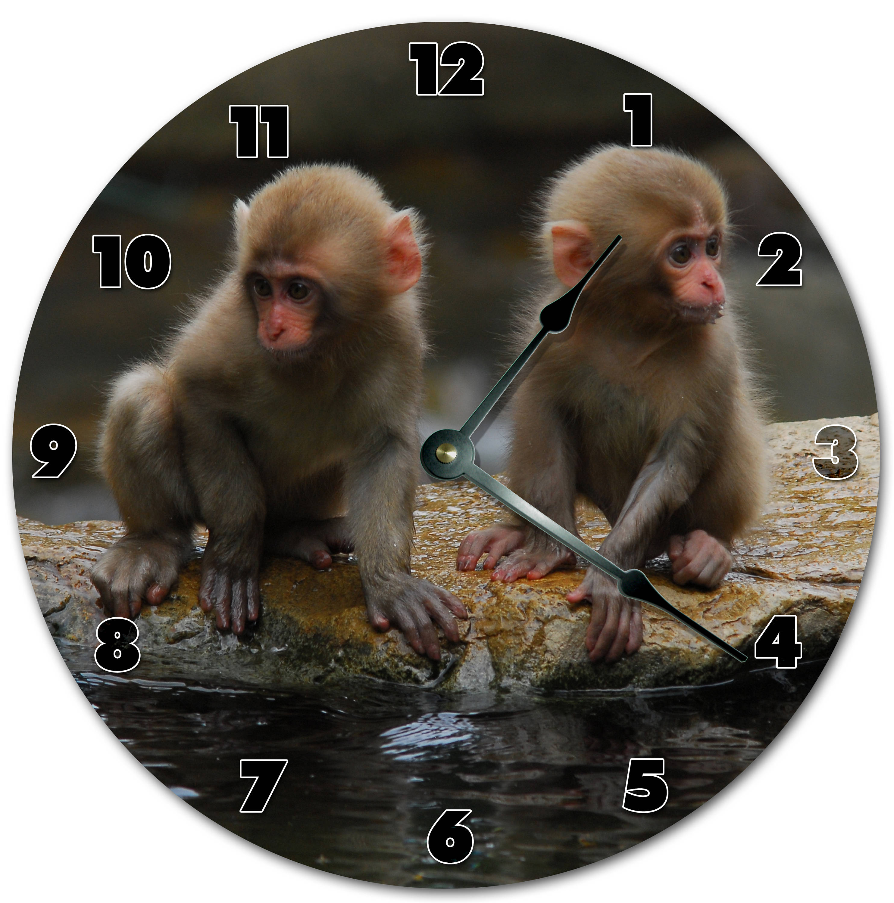 10.5 Adorable Baby MONKEY Clock Living Room Clock | Etsy