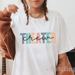 Theater Crew Shirt, Stage Crew Shirt Theatre Geek Tshirt Theatre Tech ...