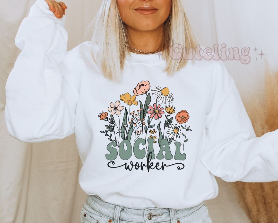 School Social Worker Sweatshirt, Social Worker Sweats, School Social ...