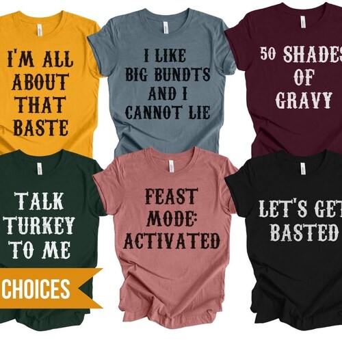 Funny Thanksgiving Shirts Family Thanksgiving Shirt Matching - Etsy