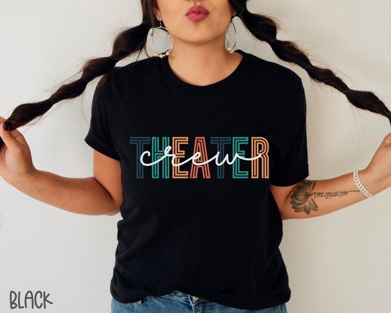 Theater Crew Shirt, Stage Crew Shirt Theatre Geek Tshirt Theatre Tech ...