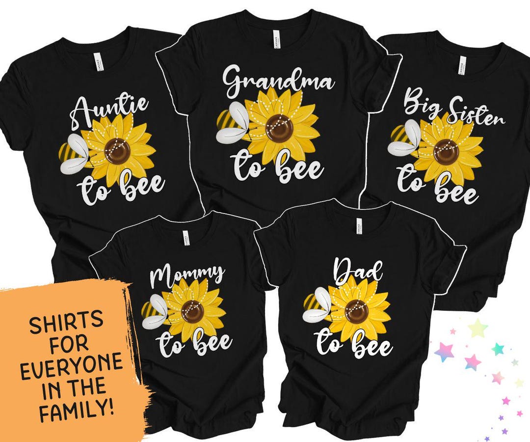 Bee Baby Shower Shirts for Family, Grandma to Be Bee Theme Baby Shower ...