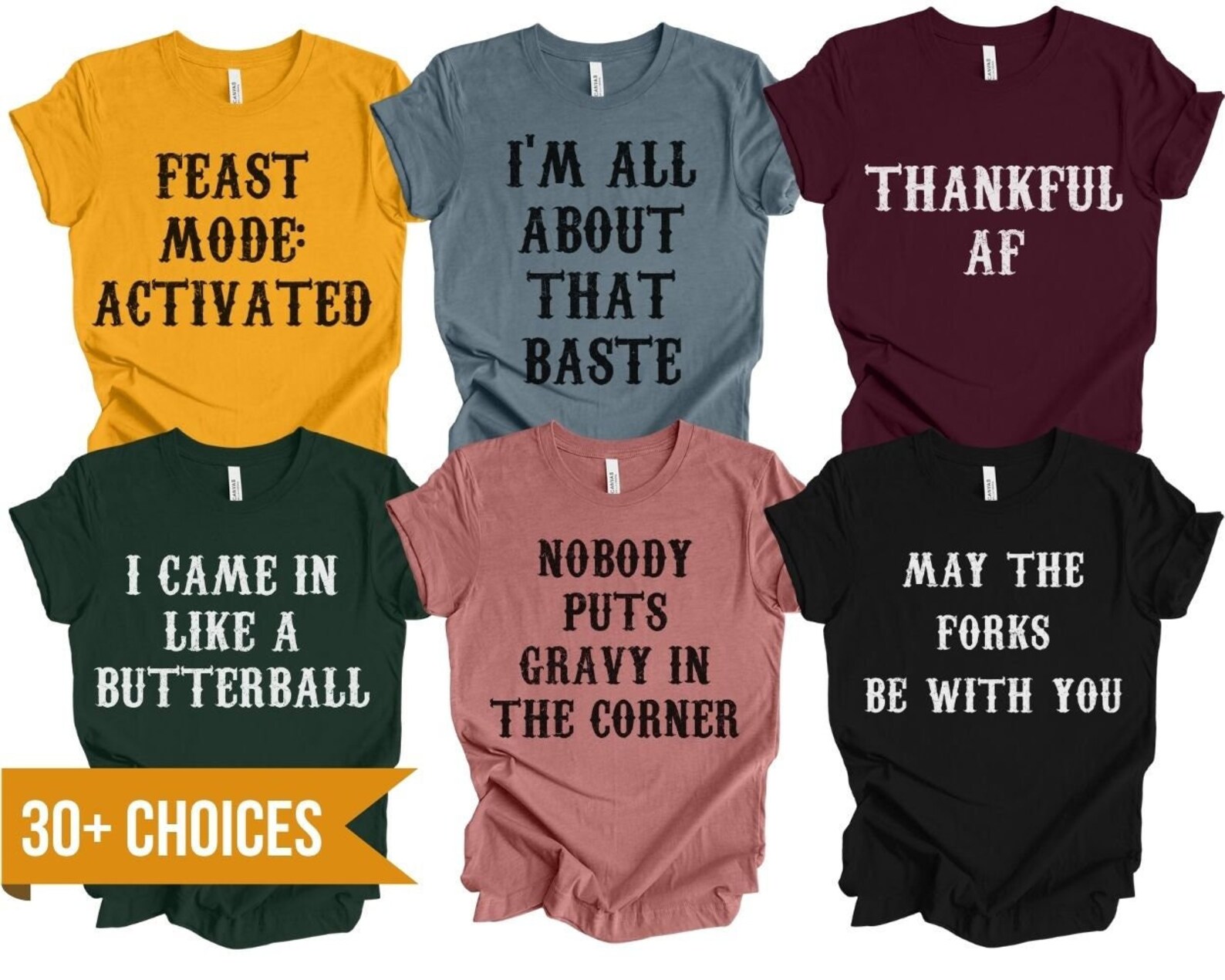 Family Thanksgiving Shirts Thanksgiving Puns Shirt - Etsy