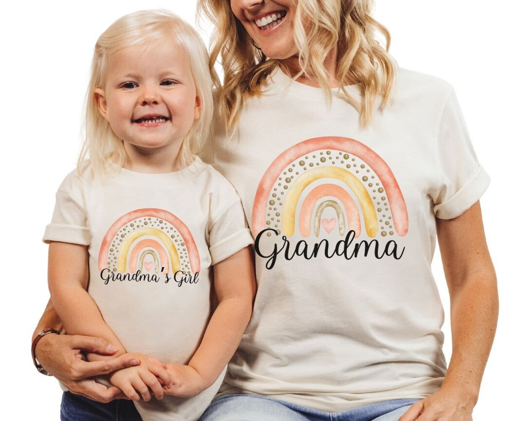 Matching Grandma Shirt Boho Grandma Shirt Grammy and Me Shirt Grandma ...