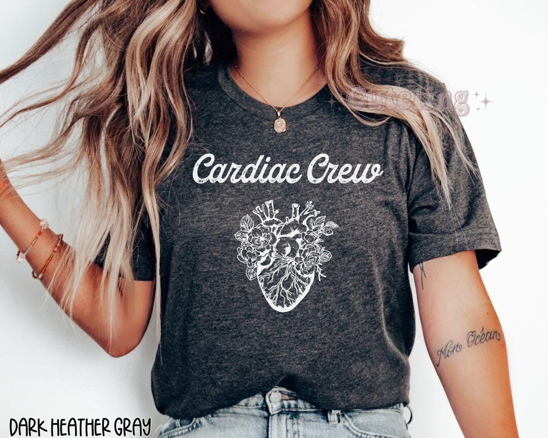 Cardiac Crew Shirt, Cardiologist Shirt, Cardiology Doctor T-shirt ...