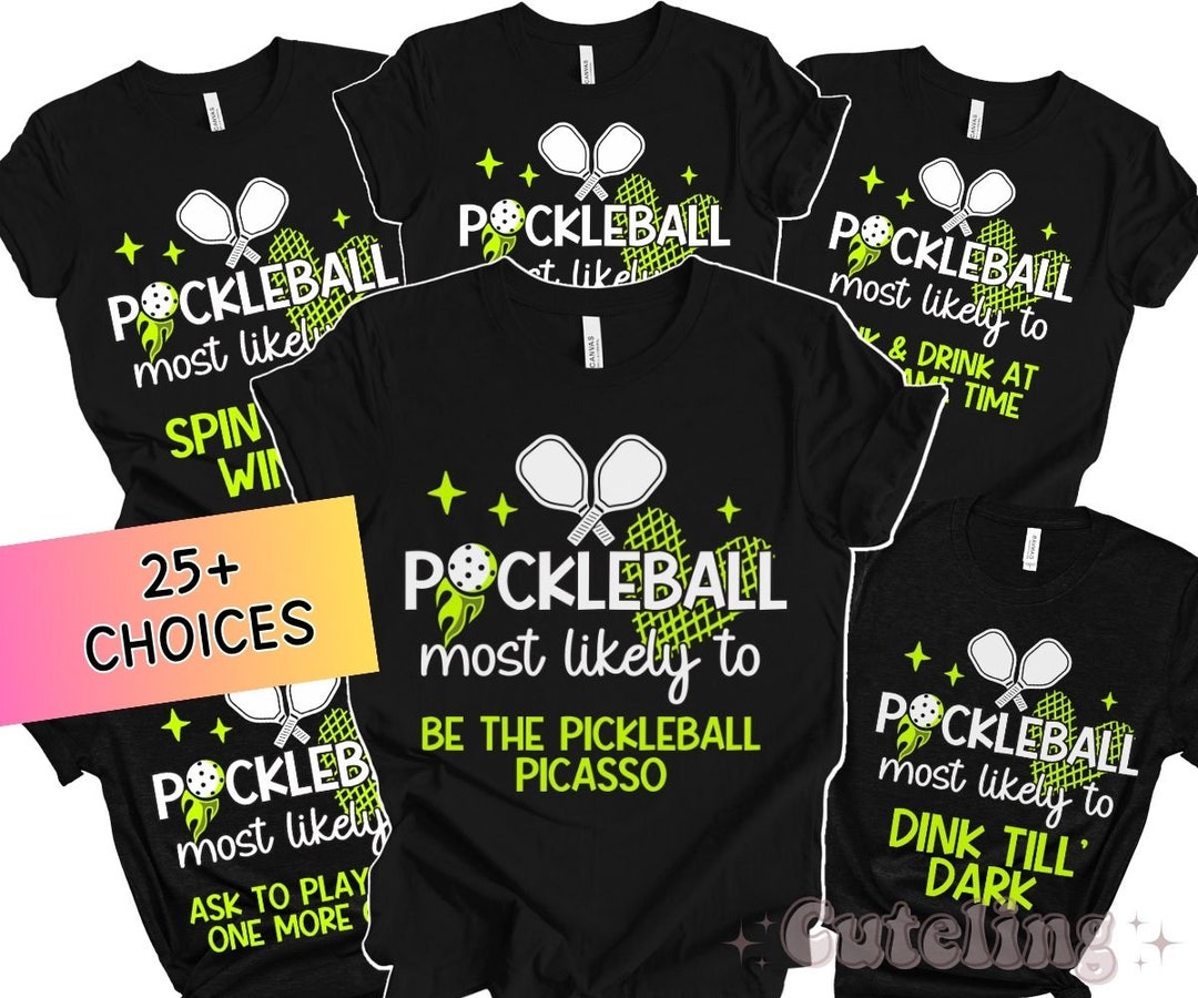 Pickleball Shirt Funny Group Pickleball Tshirts Pickleball Gift for ...