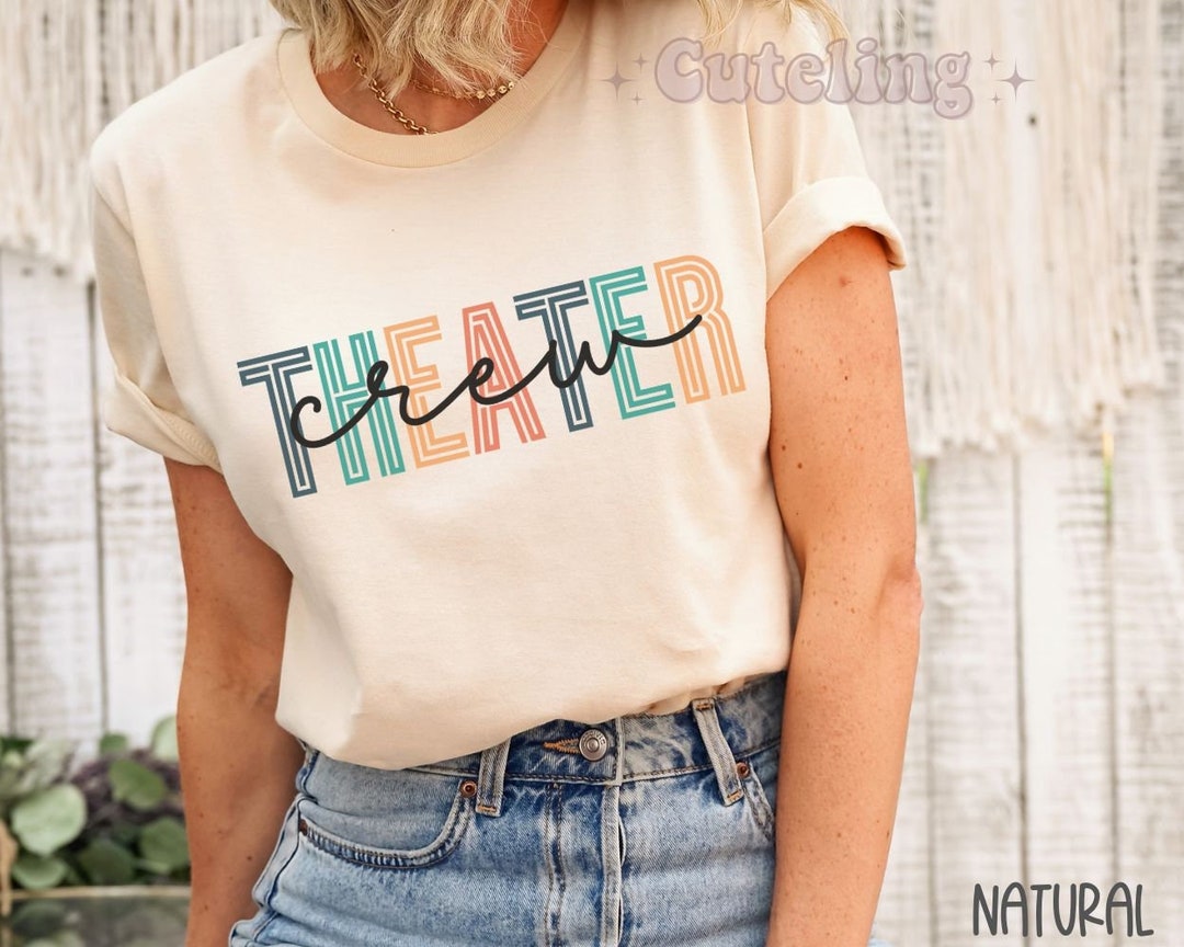 Theater Crew Shirt, Stage Crew Shirt Theatre Geek Tshirt Theatre Tech ...