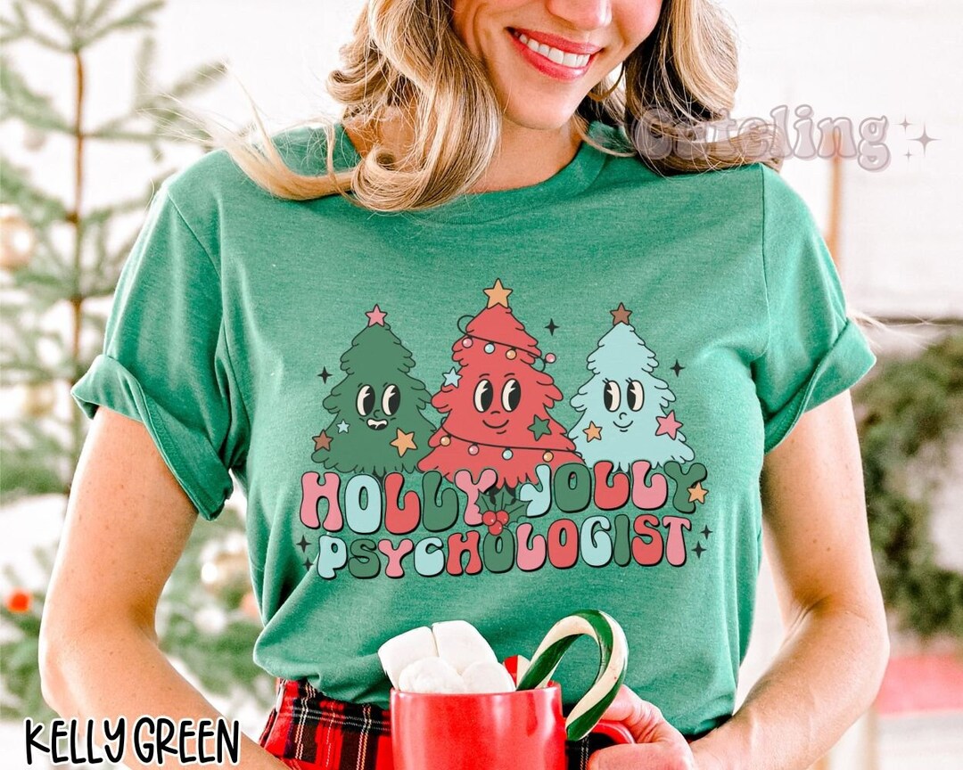 Christmas Psychologist Shirt, Cute Christmas Shirt for Psychologist ...