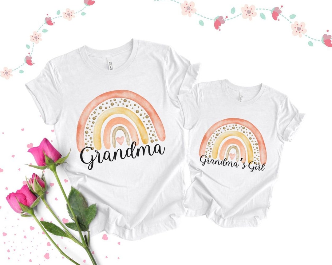 Matching Grandma Shirt Boho Grandma Shirt Grammy and Me Shirt Grandma ...