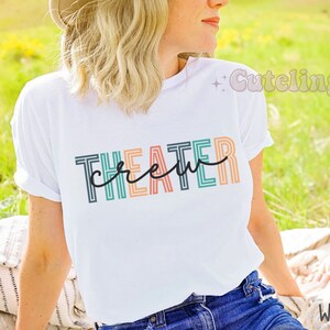Theater Crew Shirt, Stage Crew Shirt Theatre Geek Tshirt Theatre Tech ...