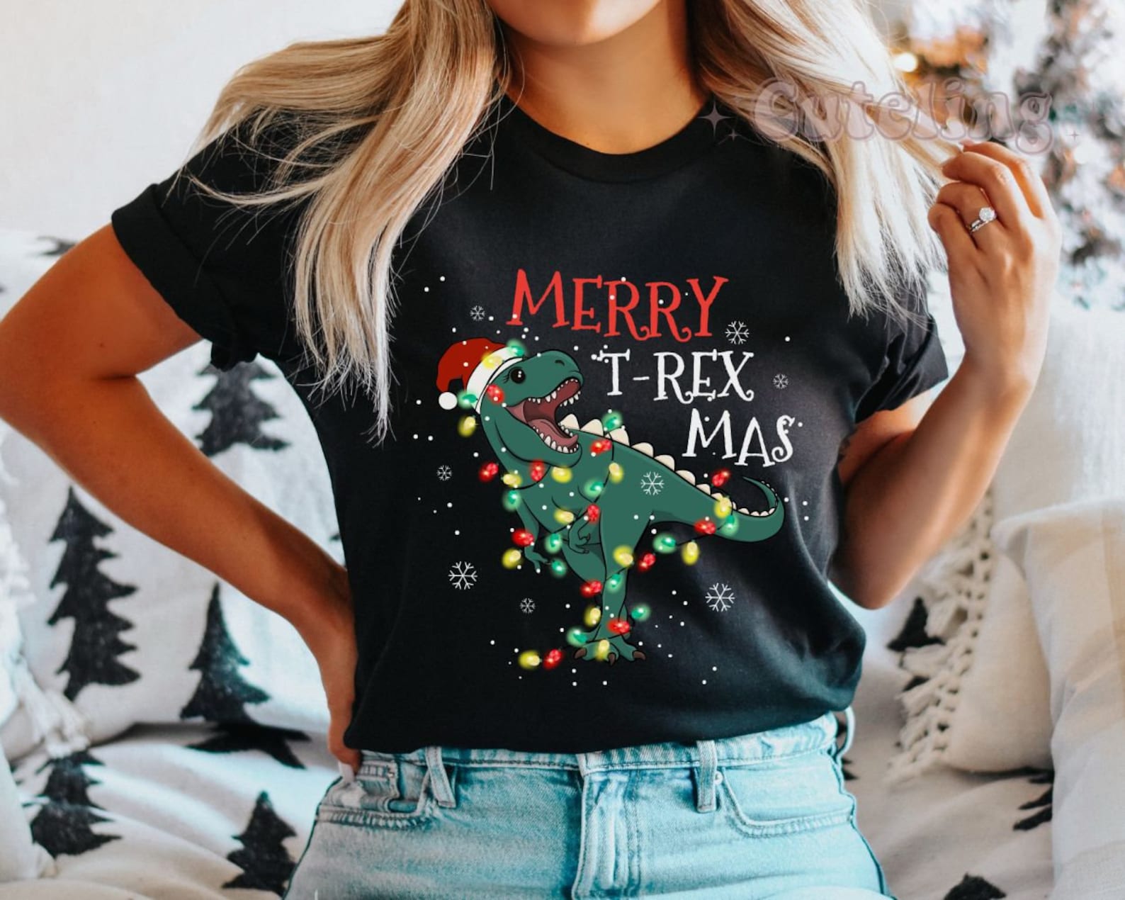 Dinosaur Christmas Shirt, Tree Rex Shirt, Matching Family Christmas ...