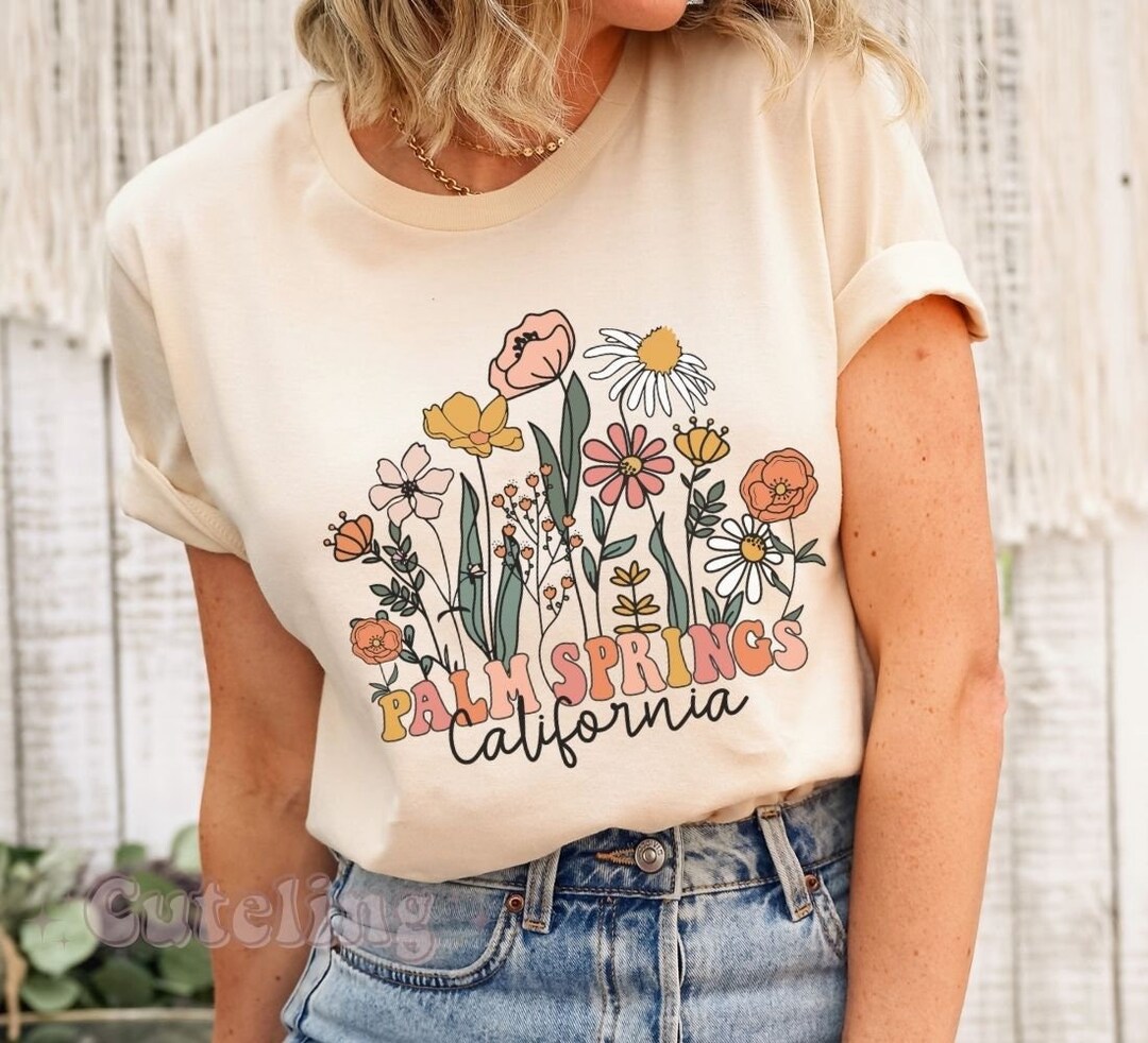 Wildflowers Custom City State Shirt, Personalized T-shirt, Cute Custom ...
