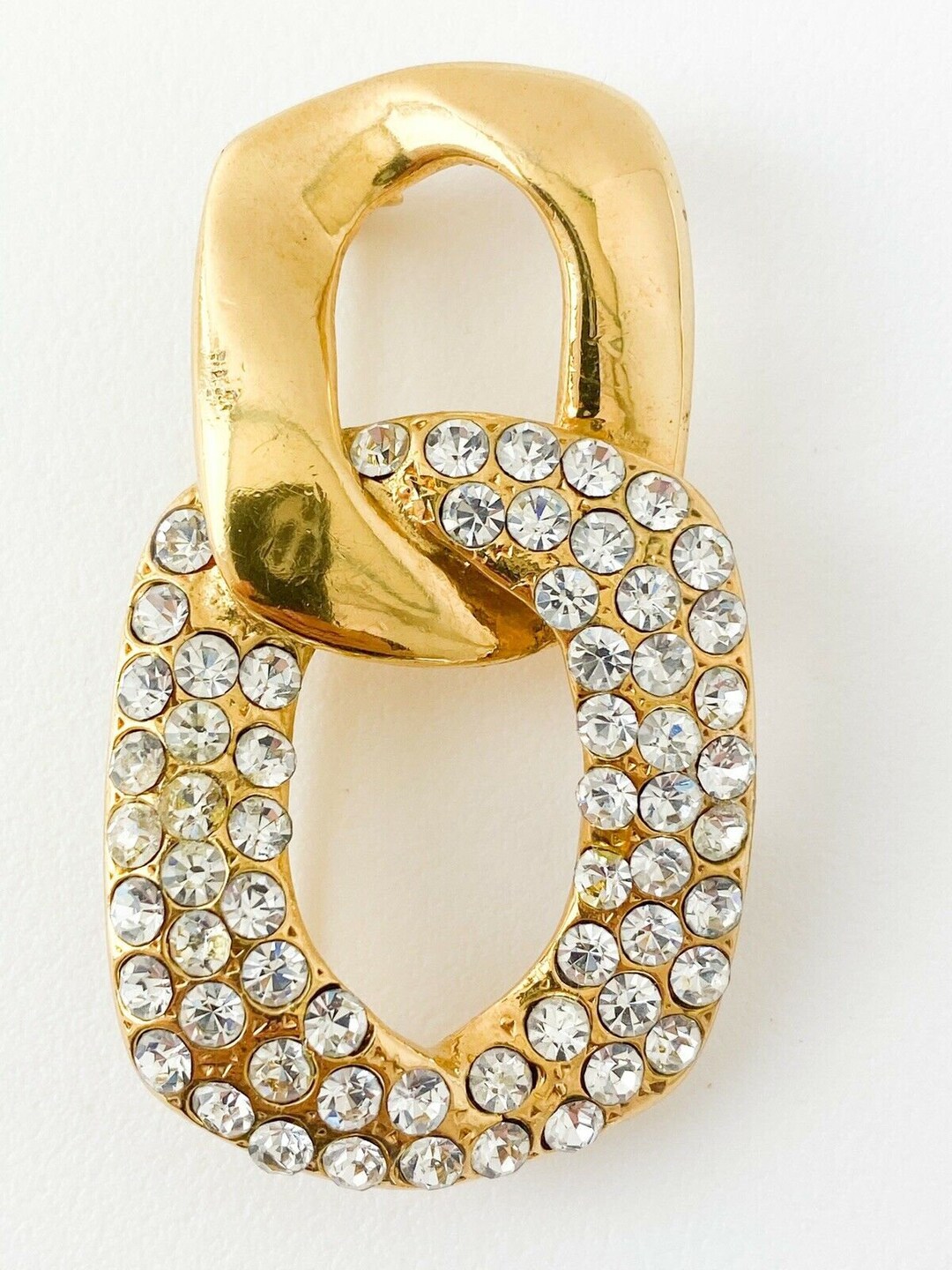 Vintage YSL Brooch , Yves Saint Laurent Pin Brooch , YSL Infinity ...