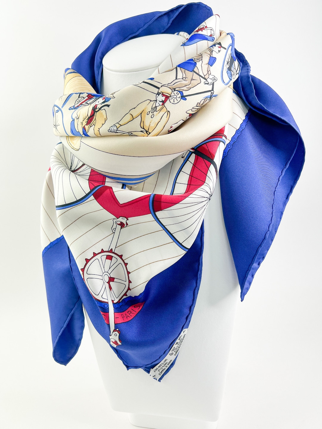 Vintage Hermes Silk Scarf, “les Becanes” Design, Made in France - Etsy