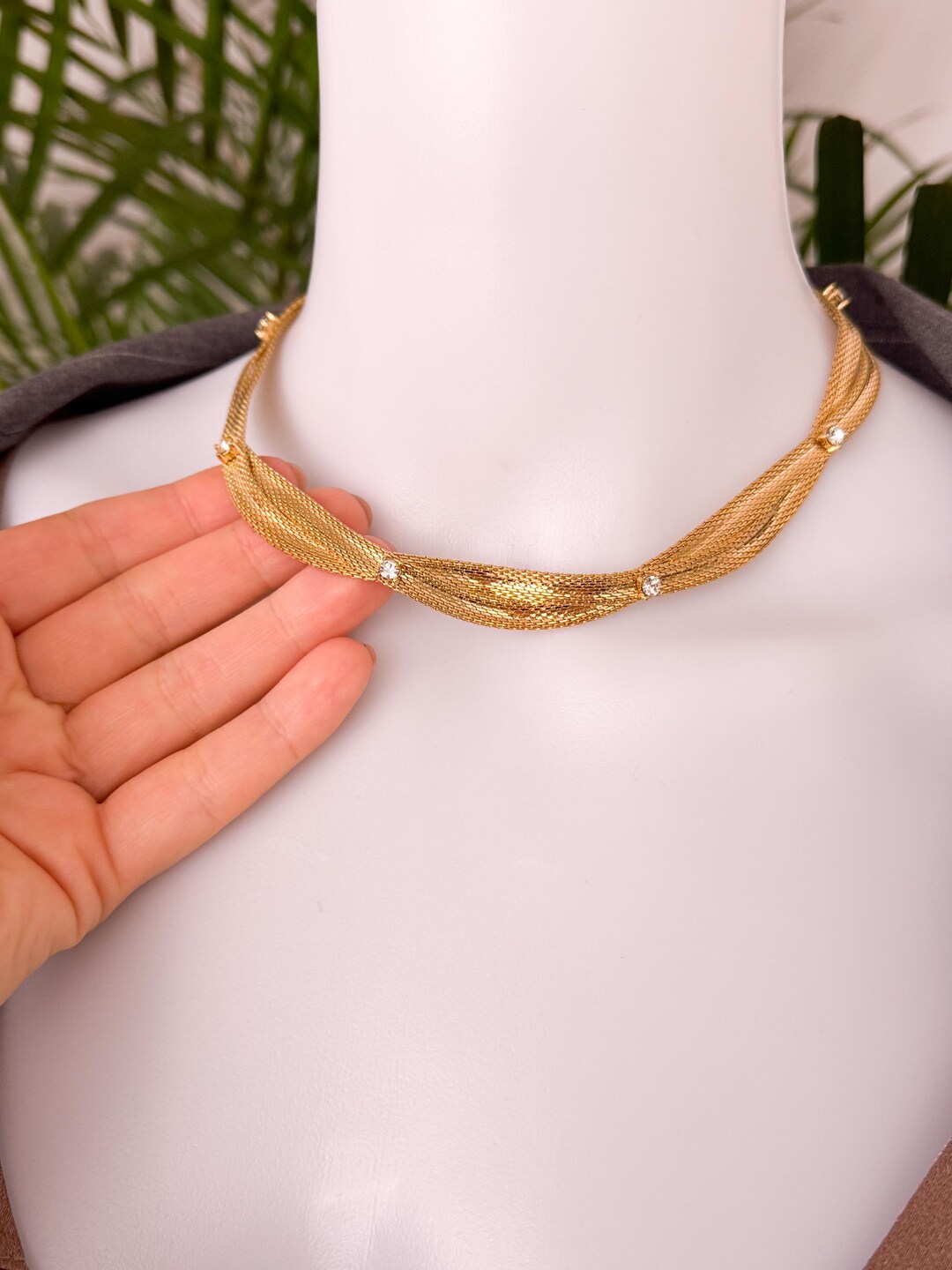 Vintage Christian Dior 1968 Choker Necklace Germany, Extremely Rare ...