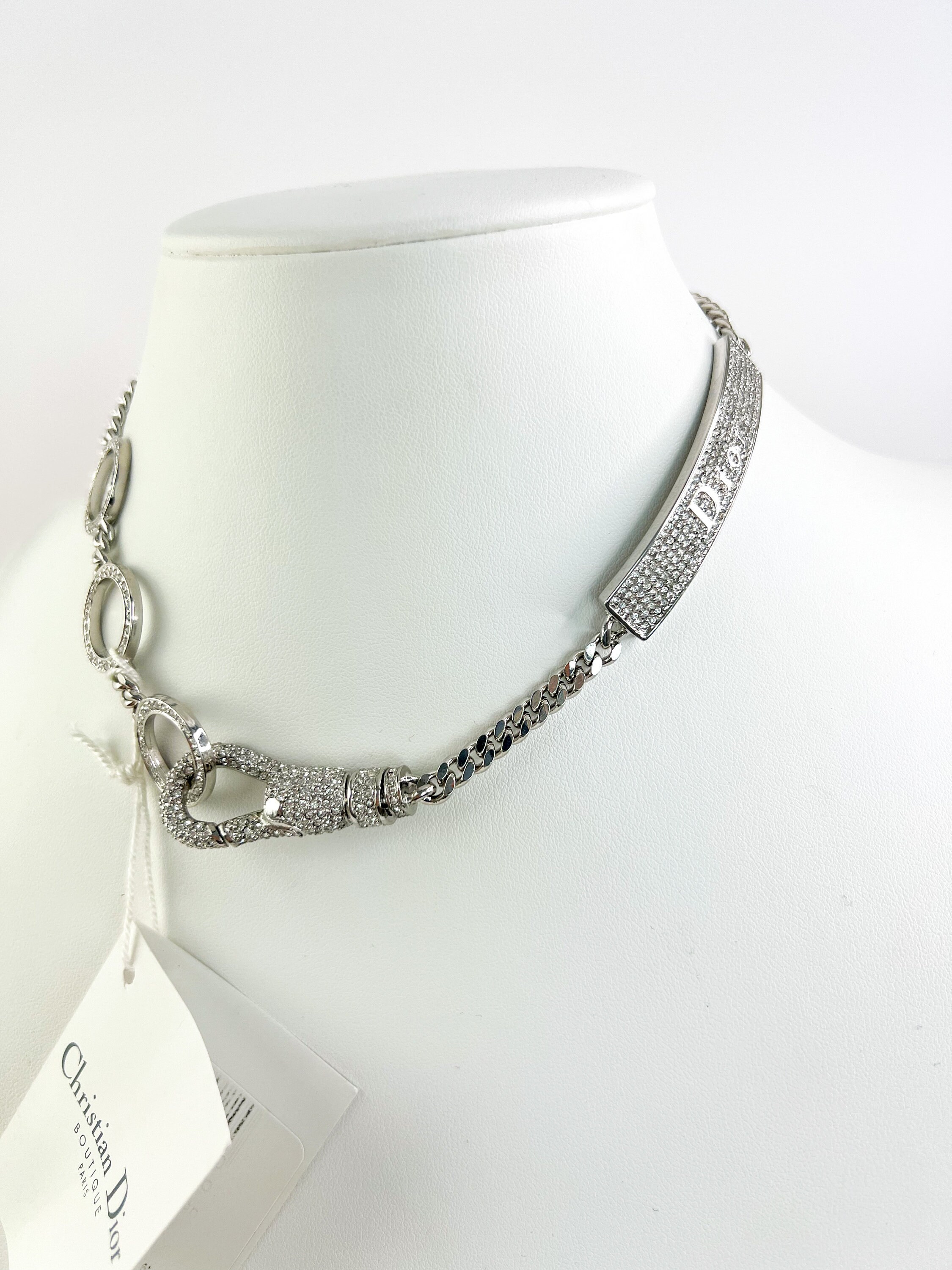 Vintage Christian Dior HARDCORE Necklace, Dior Chain Vintage Christian Dior HARDCORE Necklace, Dior Chain