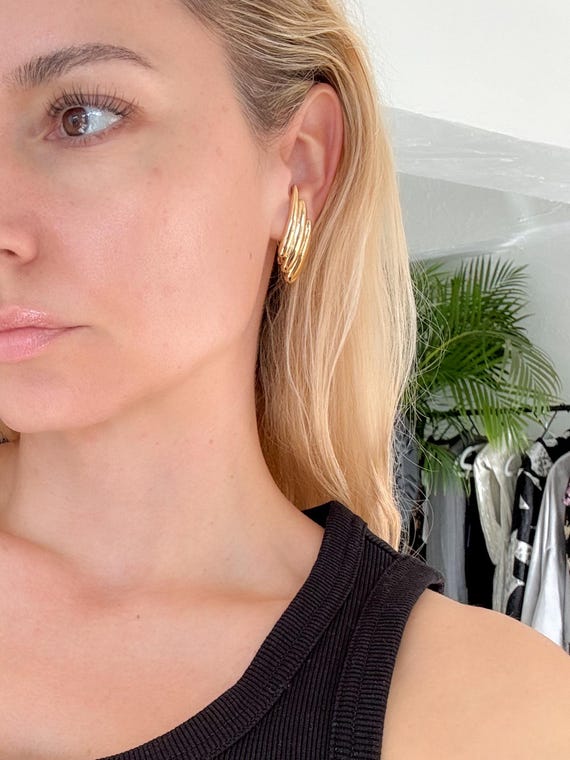Ysl long earrings store