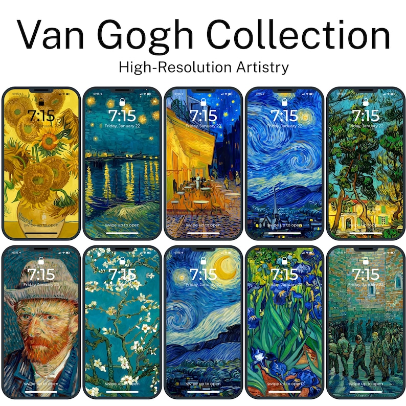 Van Gogh Masterpiece Wallpapers | 10 Impressionist Art Lockscreens ...