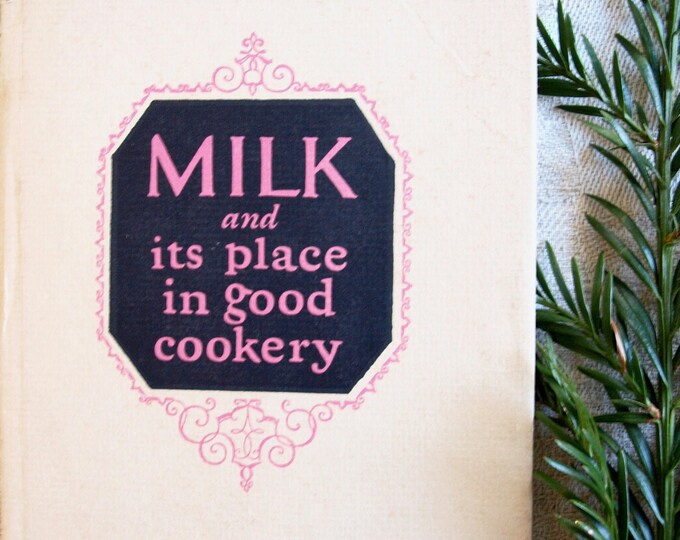 1920s Milk Cookbook Milk and Its Place in Good Cookery 1926 Cook Book ...