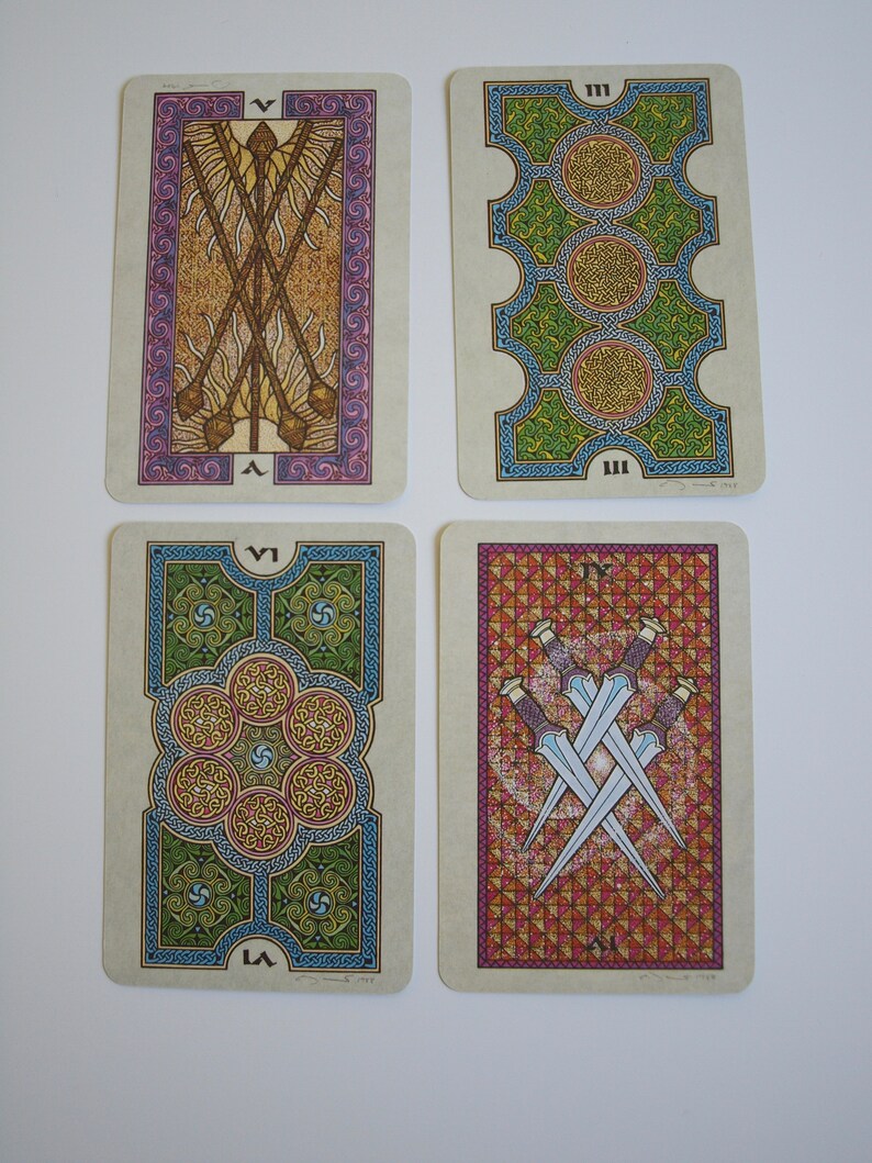 The Celtic Tarot Card Set by Courtney Davis With Book by | Etsy
