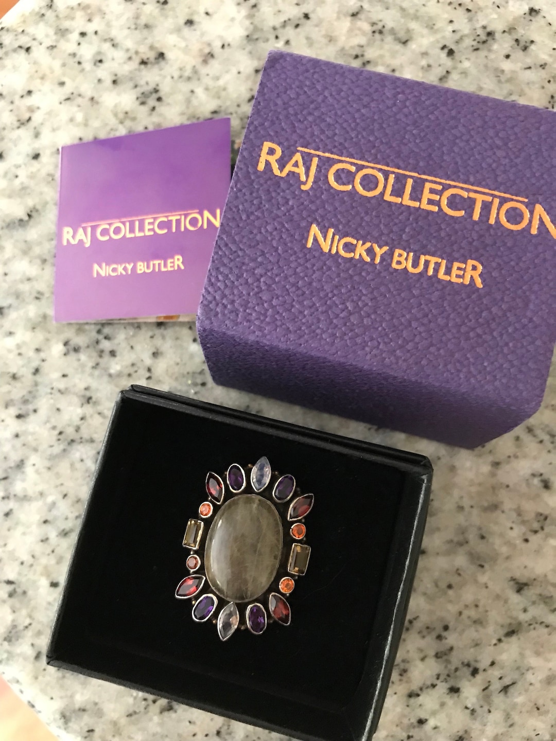 RAJ Collection Nicky Butler Ring Limited Edition Rutilated Quartz Size ...