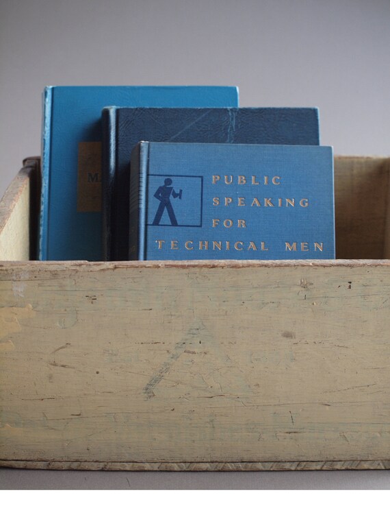 Blue Book Set Instant Collection of 3 Vintage Books Gift Set | Etsy