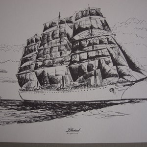 The Tall Ships Official Opsail '76 Portfolio 20 Sail Boat Lithographs ...