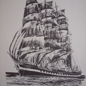 The Tall Ships Official Opsail '76 Portfolio 20 Sail Boat Lithographs ...