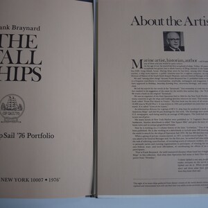 The Tall Ships Official Opsail '76 Portfolio 20 Sail Boat Lithographs ...