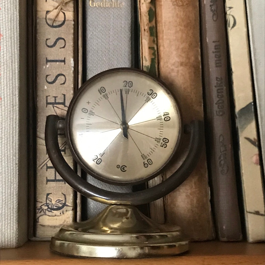 Brass Thermometer European Tabletop Thermometer Celsius Thermometer ...