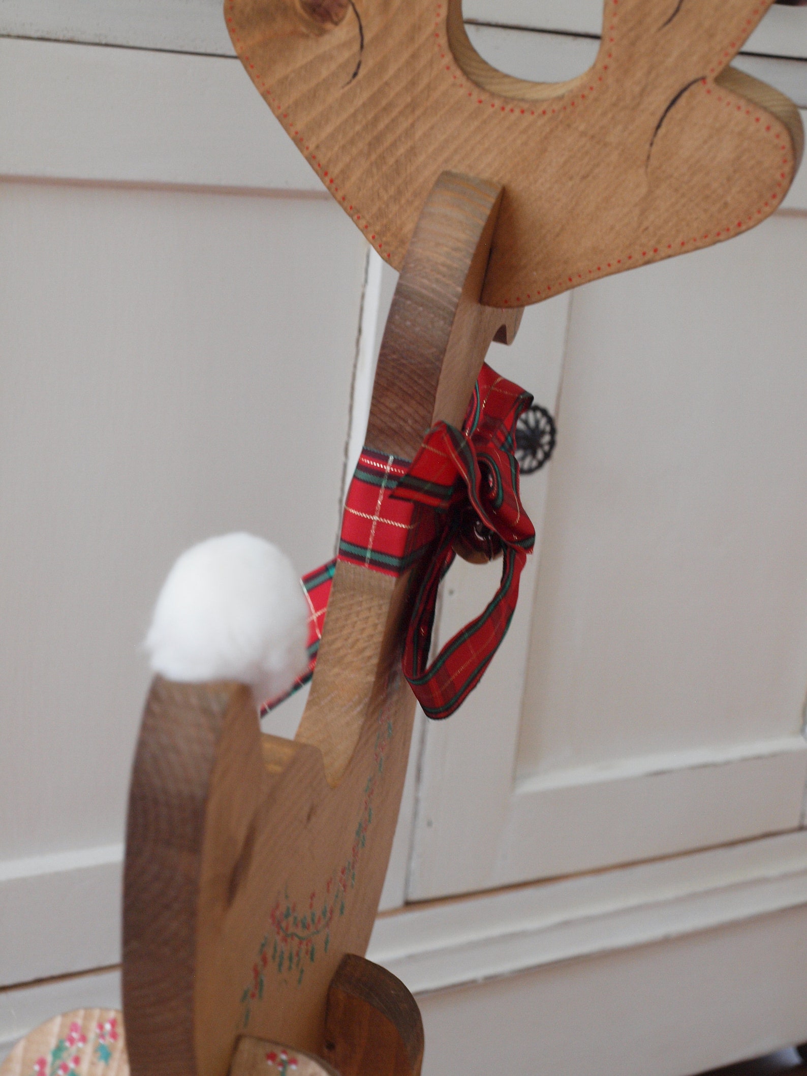 Collapsible Reindeer Wooden Hand-painted Reindeer Christmas - Etsy